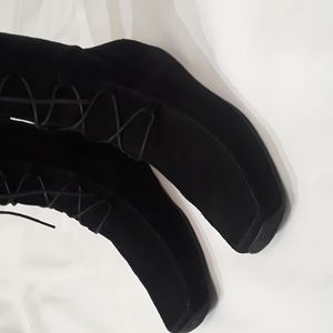 Jamie Mascaro | Shoes | Vintage Jamie Mascaro Suede Laceup Mid Calf ...